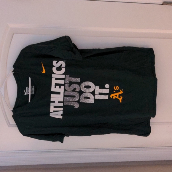 Nike | Shirts | Nike Athletics Just Do It Shirt | Poshmark